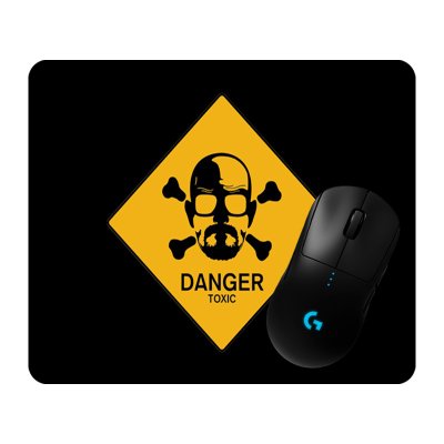 Mouse Pad Retangular Breaking Bad Placa Avulso