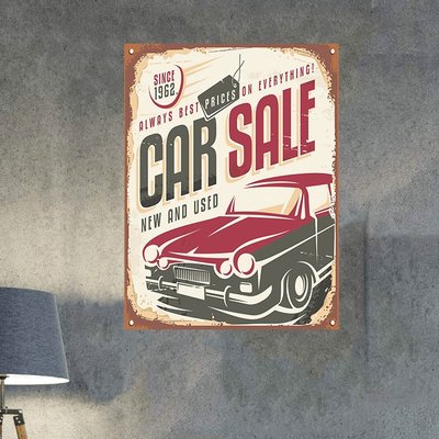 Placa Decorativa Car Sale New And Used
