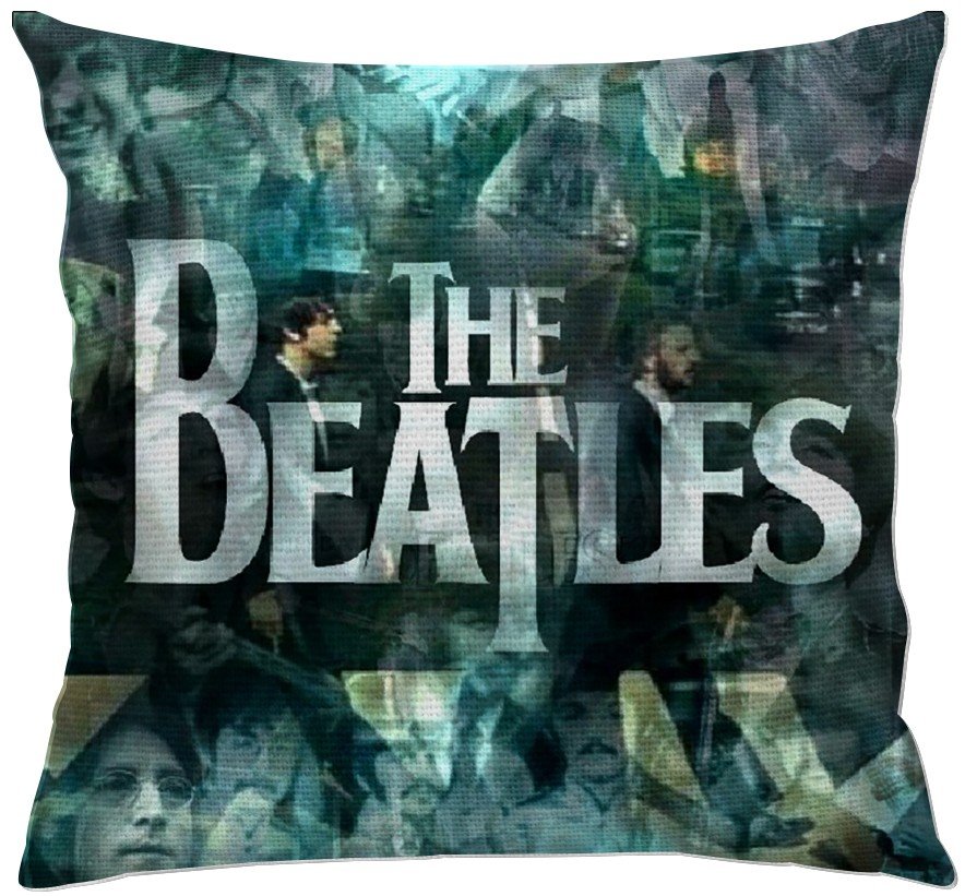 Capa para Almofada Decorativa Os Beatles Fotos Único