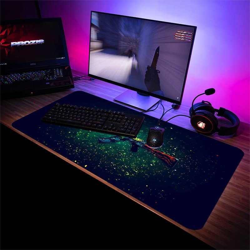 Mouse Pad Gamer Counter Strike Global Offensive AK-47 Verde