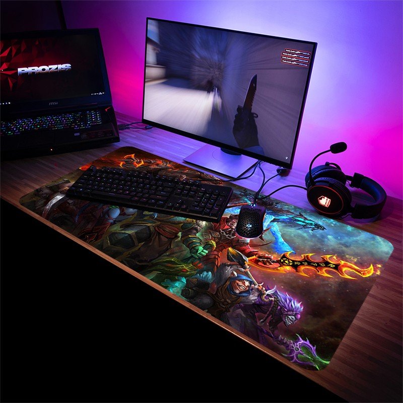 Mouse Pad Gamer Dota 2 Herois