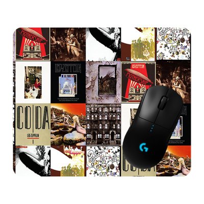 Mouse Pad Retangular Led Zeppelin Álbuns Avulso