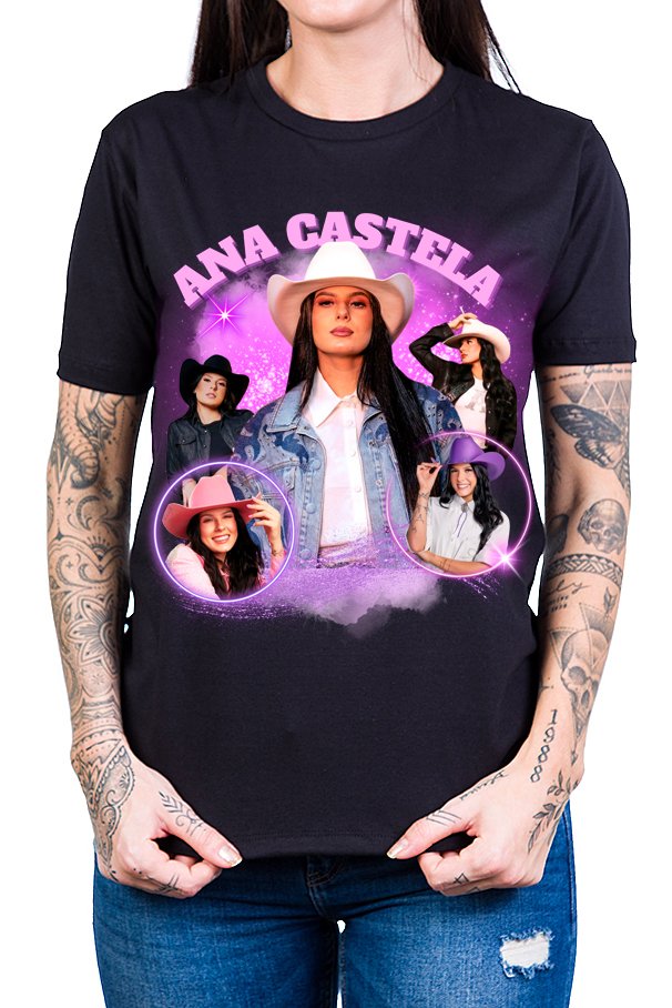 Camiseta Ana Castela Fotos Alta Definição - Unissex