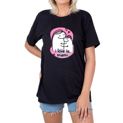 Camiseta Mãe I Love Ui Mami Meme Divertido Alta Definição - Unissex